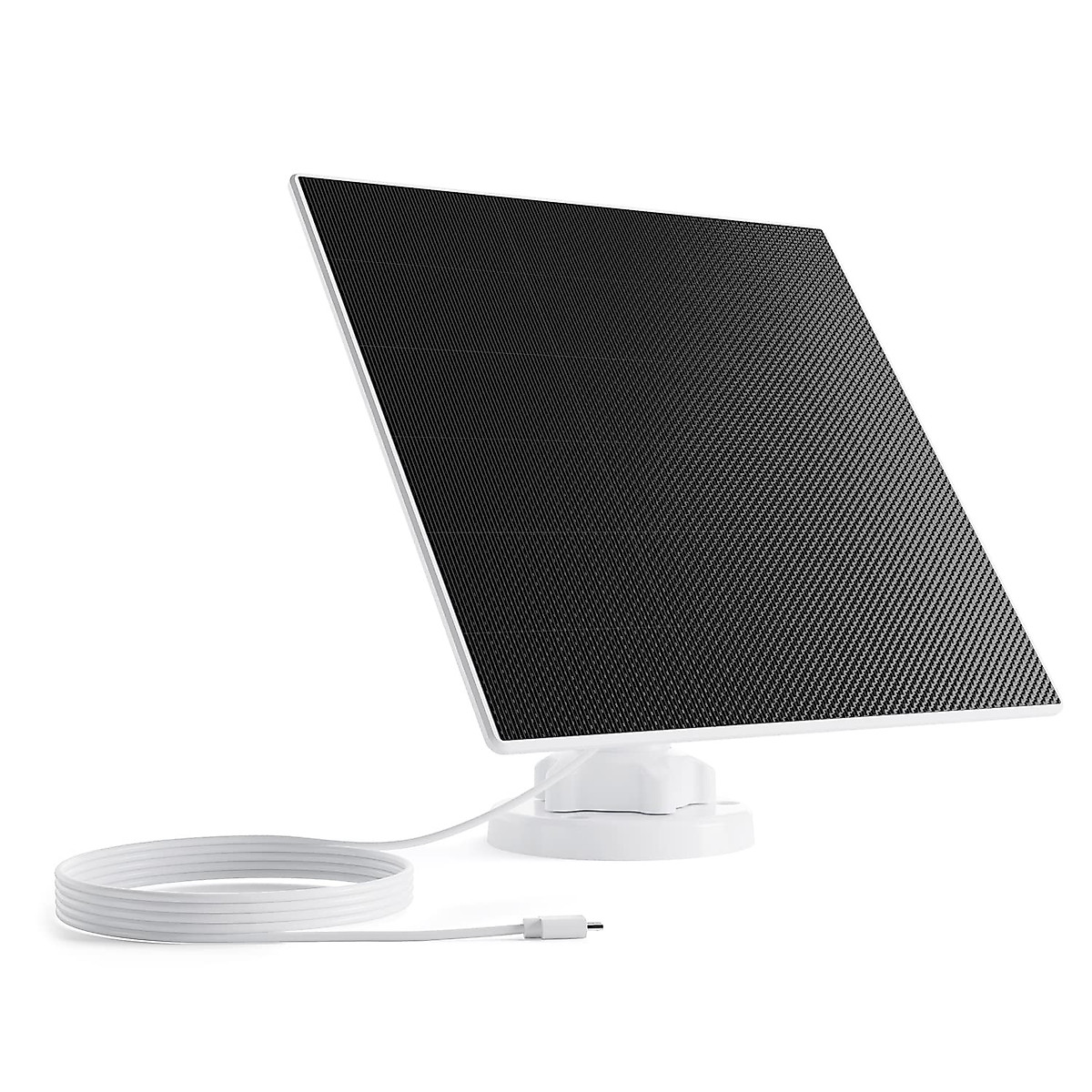 Dzees 5W Solar Panel for Wireless Outdoor Security Camera, Compatible with Rechargeable Battery Powered Camera, Continuous Solar Power for Camera, Waterproof, Reliable and Non-Stop Green Charging