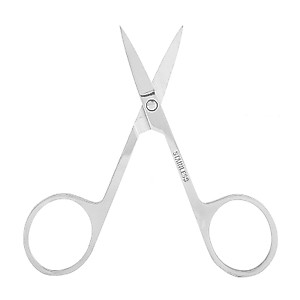Hair Cutting Scissors Facial Nose Ear Hair Grooming Scissors Hair Removal Scissor Hair Clippers, Eyebrow Eyelash Trimming Scissors Men's Beard Mustache Care