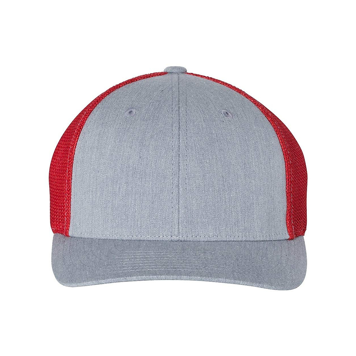 Richardson Fitted Trucker with R-Flex L/XL Heather Grey/ Red