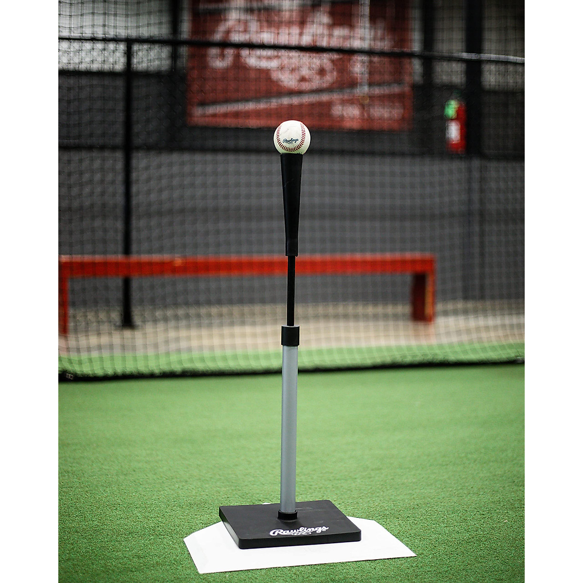Rawlings | PRO MODEL Batting Tee | Heavy Duty Base | Adjustable Height 21"-36"