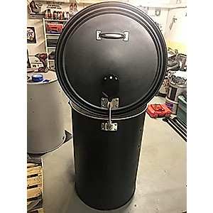 UDS Stainless Lid Hinge Kit, Ugly Drum Smoker Mod Parts - Stainless - Quick release by UnknownBBQ.com