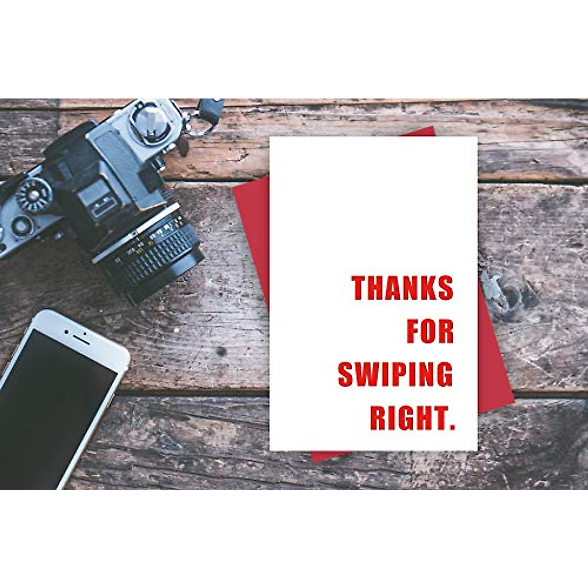 Boyfriend Anniversary Card, Unique Cyber-love Greeting Card, Swipe Right Online Dating Card for Him