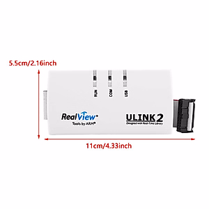 ULINK2 Emulator Original Firmware Support for MDK5.0 Cortex M4 Gold Plating 11 x 5.5cm