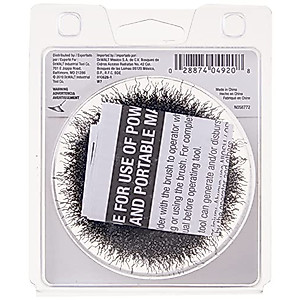 DEWALT Wire Cup Brush, Crimped, 3-Inch (DW4920)