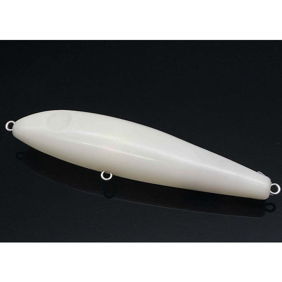 10PCS Unpainted Fishing Pencilbait 9.7cm 9.83g Lipless Popperbaits Artificial Fishing Tackle 8006 with 9mm Free 3D Fishing Eye