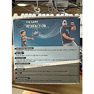 Beavo Boomerang Ball: Hover Ball Toy, Blue, 6+, USB Charging, Includes USB Cable