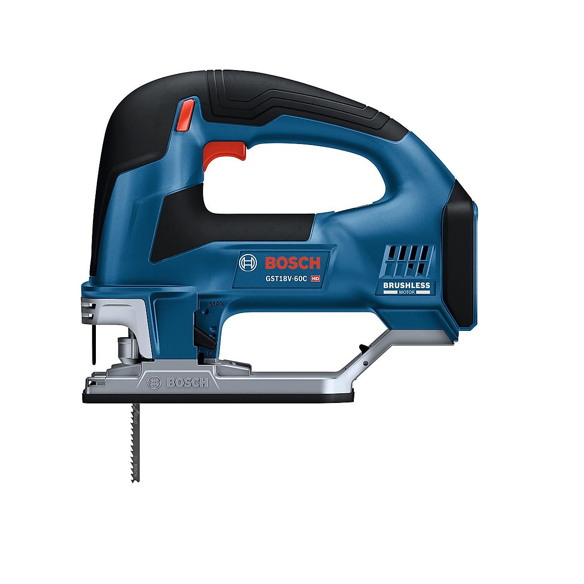 Bosch GST18V-60CN-RT 18V Brushless Lithium-Ion Cordless Connected Top-Handle Jig Saw (Tool Only) (Renewed)