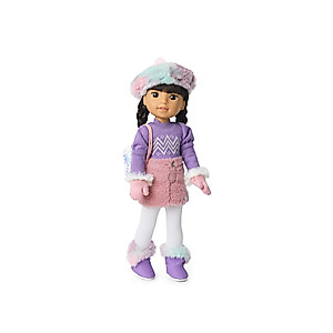 American Girl 14.5-inch Gwynn Doll Accessories with Beret and Backpack, For Ages 4+