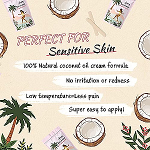 Hard Wax Beads, Ajoura 1lb Refill Wax Beans for Hair Removal Kit, Brazilian Coarse Waxing for Bikini, Face, Eyebrow, Back, Chest, Legs, Armpit, At Home Waxing Beads for Women Men