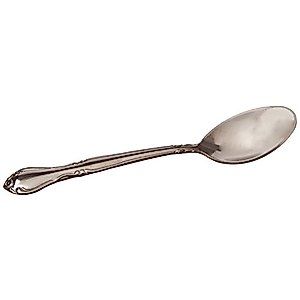 Winco 12-Piece Elegance Teaspoon Set, 18-0 Stainless Steel,Silver