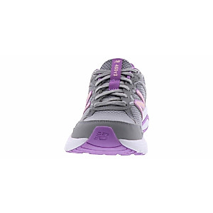 New Balance Women's 460 V3 Running Shoe, Grey/Oyster Pink, 8.5 Wide