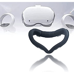 MODJUEGO VR Facial Interface Bracket Cover for Oculus Quest 2 Anti-Sweat Anti-Leakage VR Facial Interface Bracket Eye Mask Cover Replacement Accessories