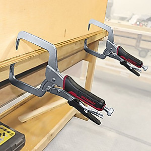 Milescraft 4004 Pocketclamp - Right Angle Clamp for Pocket Hole Joinery, 4"