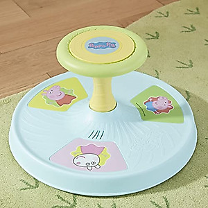 Playskool Peppa Pig Sit 'n Spin Musical Classic Spinning Activity Toy for Toddlers Ages 18 Months and Up (Amazon Exclusive)