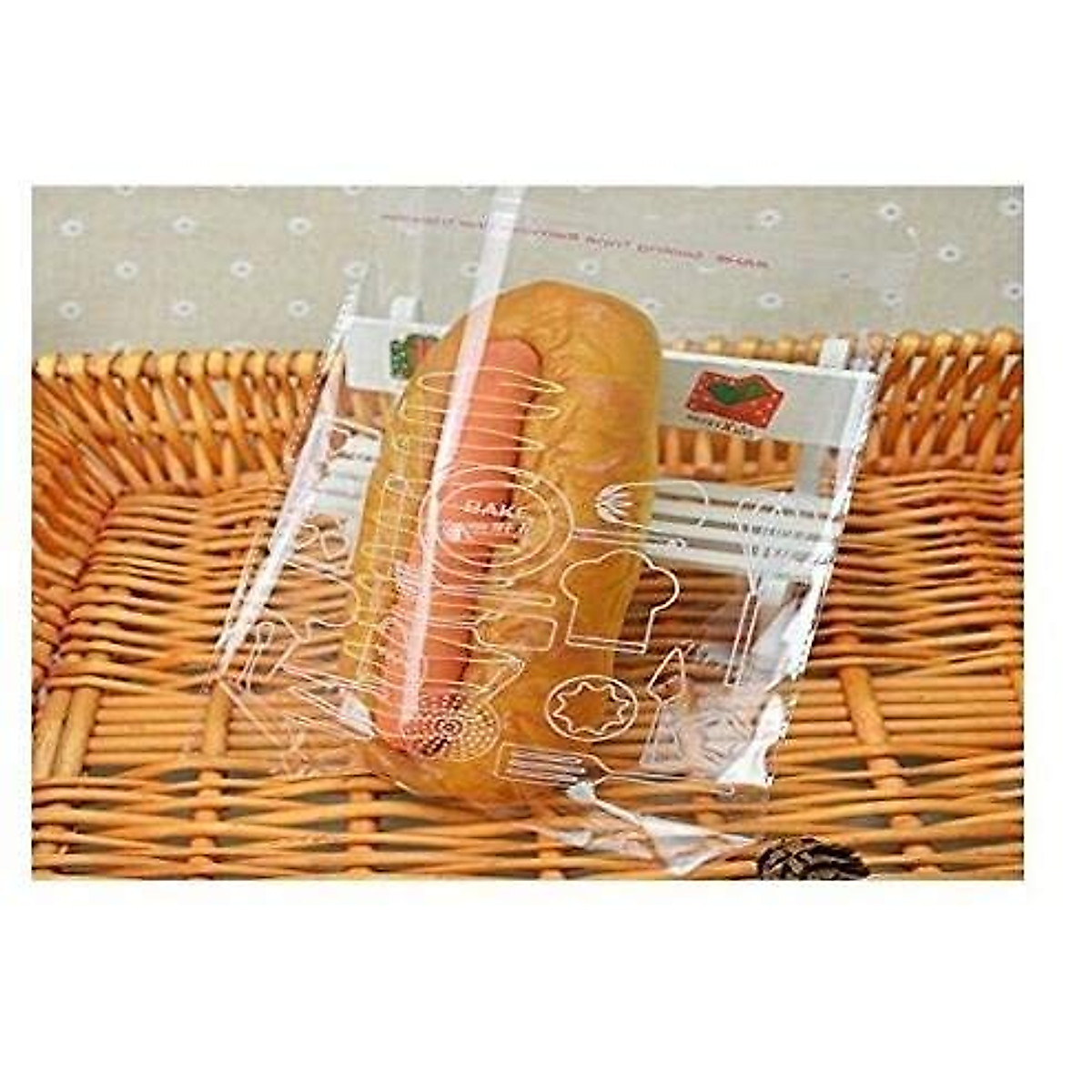 ericotry 100Pcs Clear Resealable Cello / Cellophane Bags Treat Bag Packaging Bags with Adhesive Closure Good for Bakery Candle Candies Cookies Snacks Poly Bags (9" X 12")