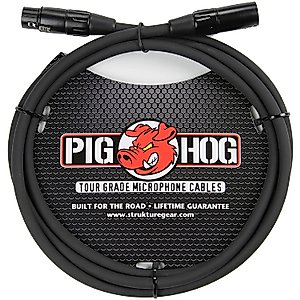 Pig Hog PHM6 High Performance 8mm XLR Microphone Cable, 6 Feet