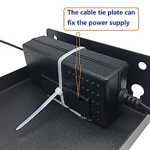Jingchengmei Portable Electronic Device Mount, Black, Wall Mount Bracket, Compatible with PTZ Cameras, Loading Weight Capacity: 8 Pounds