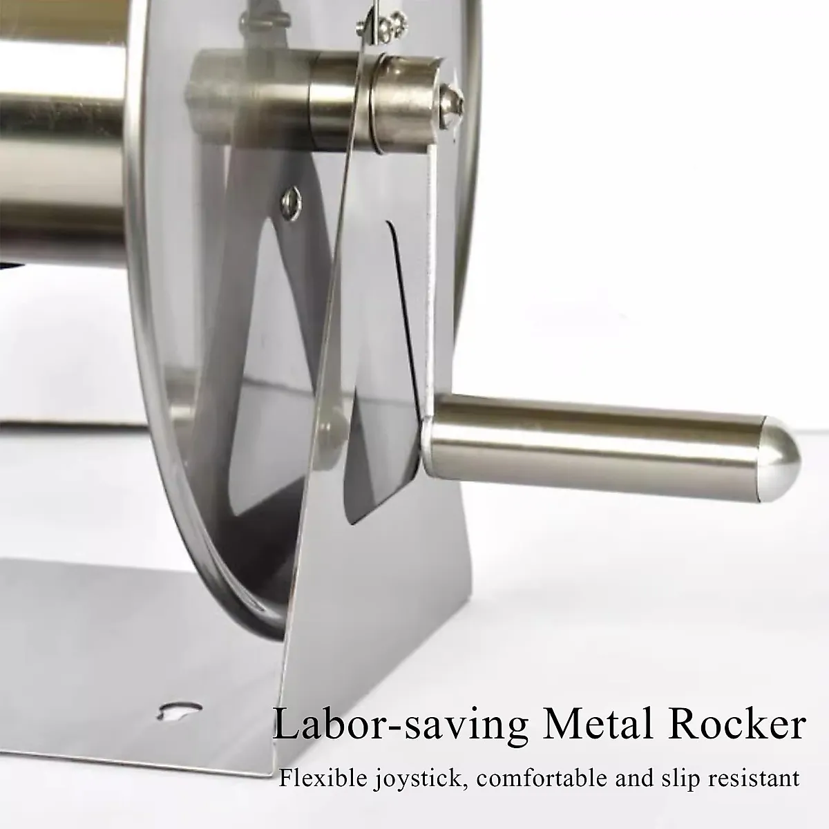 Stainless Steel Garden Hose Reel,Wall/Floor Mounted Metal Water Hose Reel, Portable Garden Hose Reel Heavy Duty Water Hose Holder & Storage Holds for Garden Outdoor Gardening