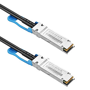 Macroreer 100G QSFP28 DAC Cable - 100GBASE-CR4 QSFP28 to QSFP28 Passive Direct Attach Twinax Copper Cable Compatible with Mellanox MCP7H00-A01, 1-Meter (3.3ft)