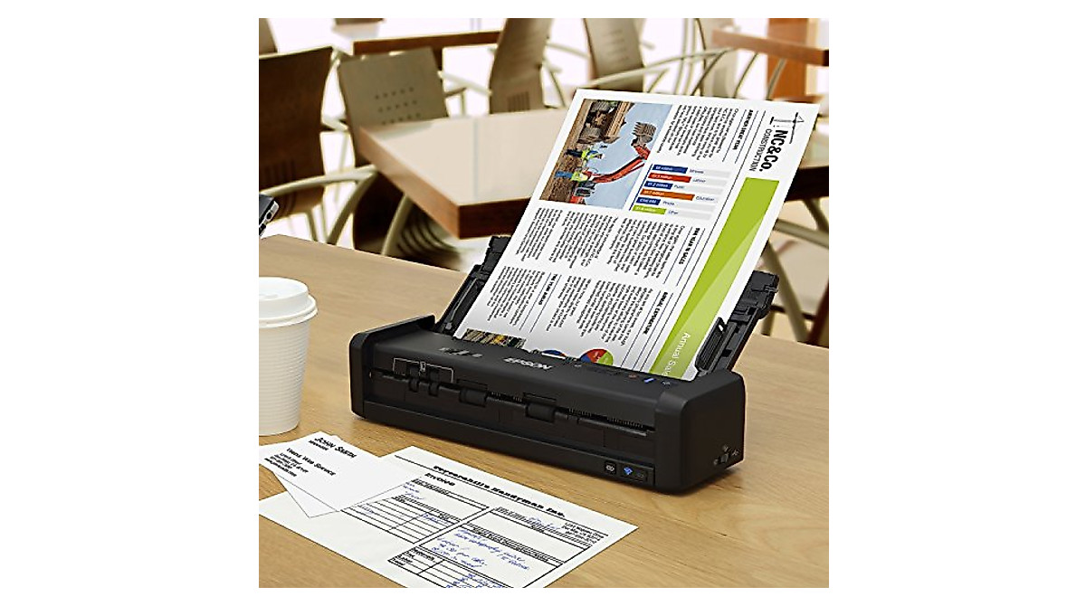 Epson ES-300W Wireless Portable Scanner – Fast Duplex & Cloud Ready
