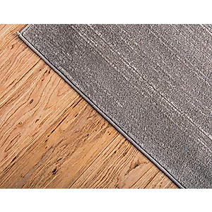 Jill Zarin Uptown Collection Area Rug - Madison Avenue (2' 2" x 6' 1" Runner, Gray/ Ivory)