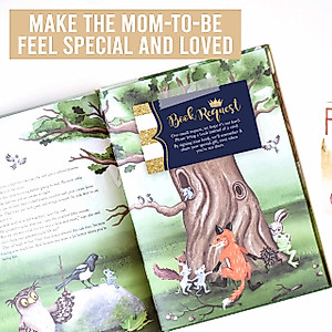 25 Books For Baby Shower Request Cards - Prince Baby Shower Invitation Inserts, Book Request Baby Shower Guest Book Alternative, Bring A Book Instead Of A Card, Baby Shower Book Request For Boys