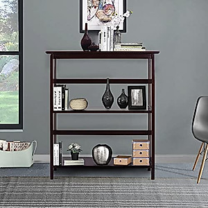 Casual Home Mission Style 3-Shelf Bookcase, Espresso