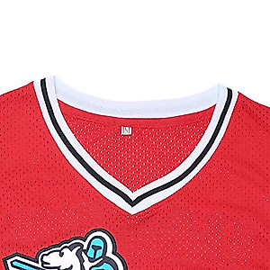 Mens Calvin Cambridge Shirts #3 LA Knights Basketball Jersey (Red, Small)