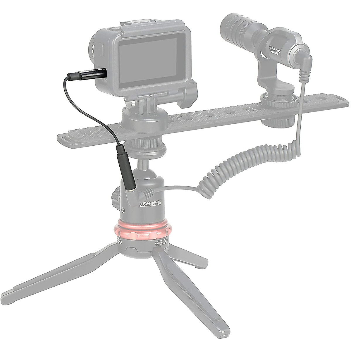 Saramonic Gold-Plated 3.5mm Female Microphone & Audio Adapter Cable for DJI Osmo Action (SR-C2007)