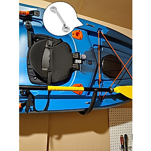 Abimars Bimini Top Strap Pad Eye Footman Loop, 12PCS 316 Stainless Steel Footman's Loop for 1in or 1 1/2in Tie Down Strap, Kayak Deck Loops, Tie Down Anchor Point