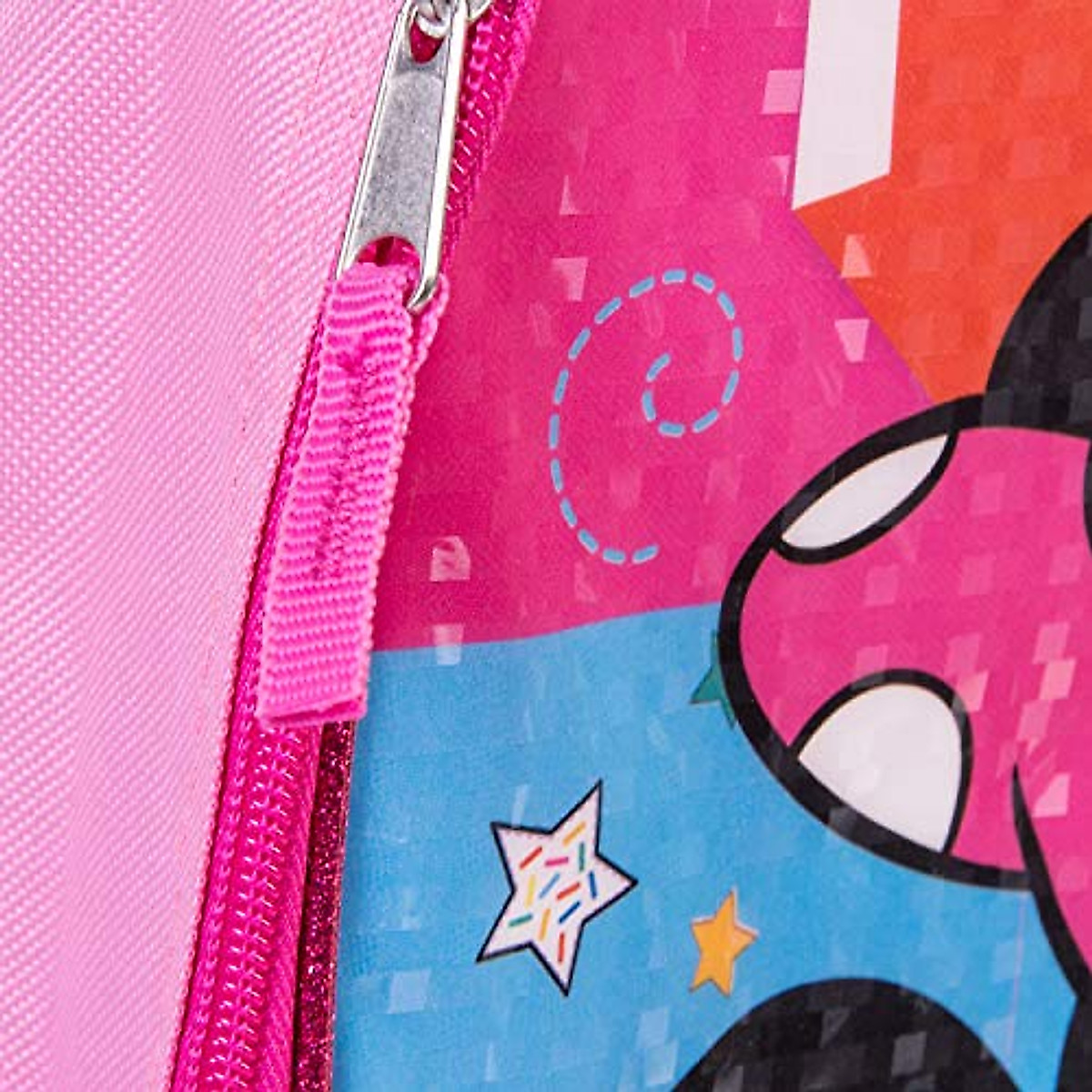 Minnie Mouse Backpack Combo Set - Disney Minnie Mouse Girls' 4 Piece Backpack Set - Backpack & Lunch Kit (Pink)