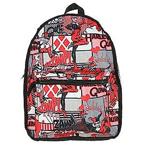 Harley Quinn Applique Backpack 12 x 18in