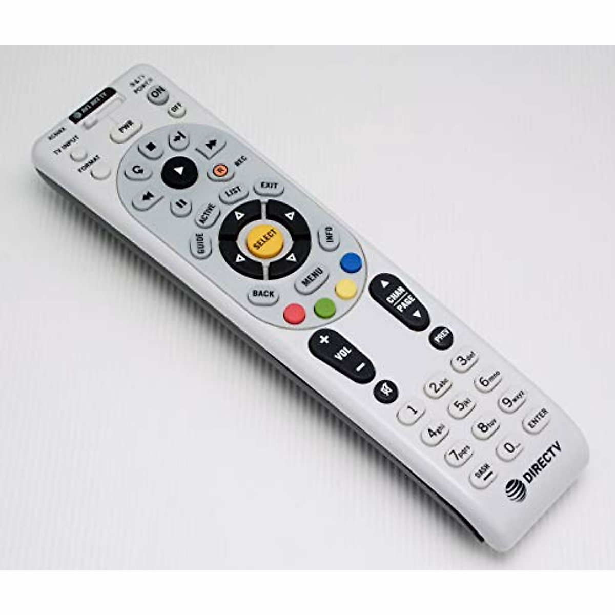 ReplacementIR Remote Control for DIRECTV RC66RX RC65R 4-Device LCD LED HDTV Plasma TV TVs A/V Receiver