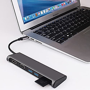 SHYPT Docking Station Expansion Notebook Type-C Docking Station Expands USB Adapter Mobile Phone Converter