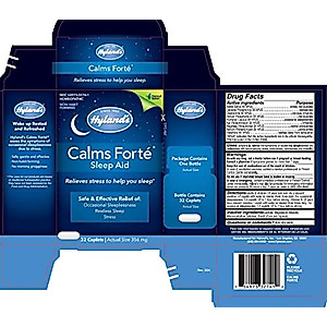 Hyland's Calms Forte Sleep Aid Tablet, 32 Count (2 Pack)