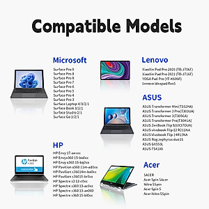 SSS·GRGB Stylus Pen for Microsoft Surface Pro9/8/X/7/6/5/4/3 Surface Go 3/2/1 Surface 3/Laptop/Studio/Book 4/3/2/1HP ASUS with 4096 Tilt Pressure Palm Rejection Magnetic Attachment Rechargeable,Blue