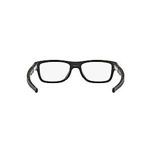 Oakley Men's Ox8091 Marshal Mnp Rectangular Prescription Eyeglass Frames, Satin Black/Demo Lens, 55 mm