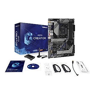 ASRock AMD Ryzen 3000 Series CPU (Soket AM4) with X570 Chipset ATX Motherboard X570 Creator