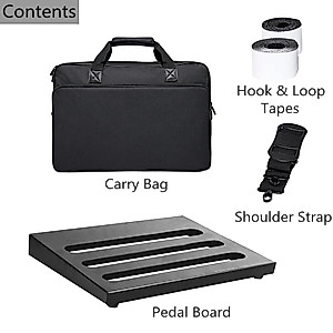 SOYAN Guitar Pedal Board 18" x 11.8" with Carry Bag (SPB-18)