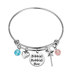 SEIRAA Princess Inspired Bracelet Fables and Fairytale Gift Bibbidi Bobbidi Boo Bracelet Fairy Tale Jewelry (Bracelet)