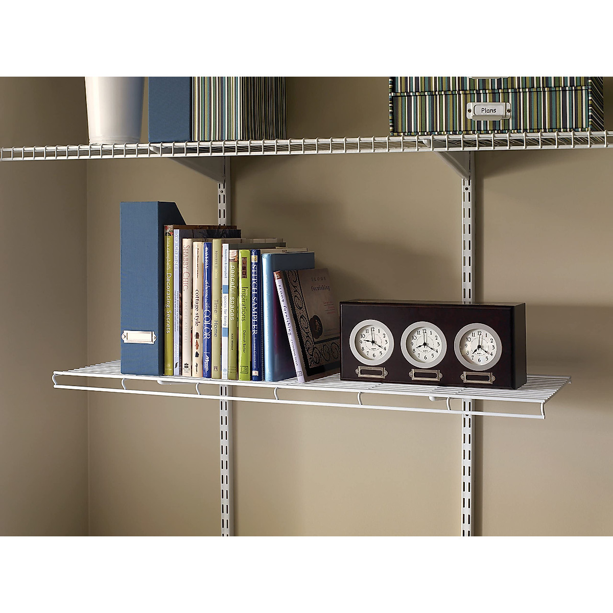 ClosetMaid 2283 ShelfTrack Book Shelf Kit, 36-inches, White