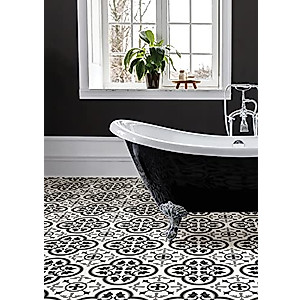 FloorPops 12-in by 12-in Villa Peel and Stick Floor Tiles (10 Tiles), (10 sq.ft./Carton)