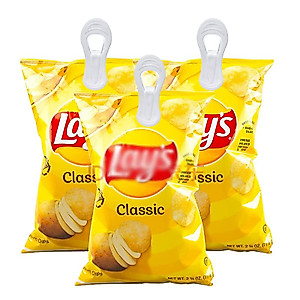 TOFIIGREM White Hanger Clips for Plastic Hangers (20 Pack), Strong Plastic Hangers Clips for Plastic Clothes Hangers, Multi-Purpose Chip Clip Clothes Clips for Baby Kids Hangers Skirt Pants Hangers