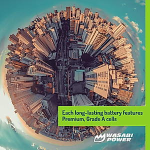 Wasabi Power Insta360 ONE X2 Battery (2-Pack) and Dual USB Charger Base Bundle Compatible with Insta360 ONE X2 Camera (Not Waterproof)