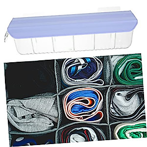 COLLBATH Wall-mounted Storage Box Sheer Panties House Socks Clear Drawers for Clothes Home Supply Sock Organizer Socks Wall Mounted Drawer Sock Hanging Box Wall Hanging Box for Underwear