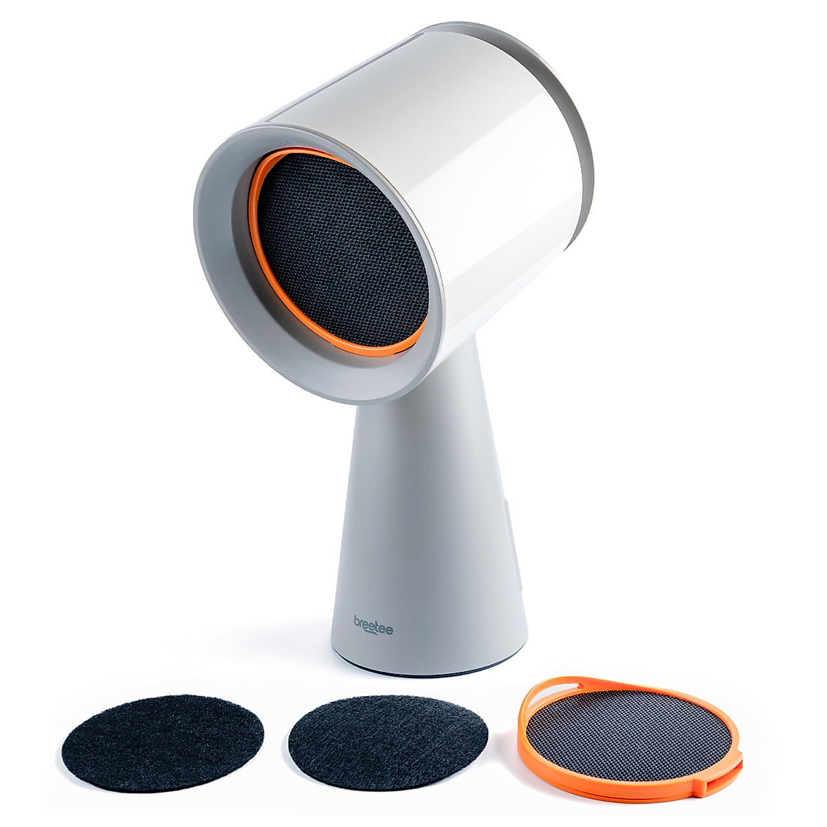 Breetee Portable Range Hood Kitchen - Powerful 3-Speed Suction Desktop Compact Range Hood with 2 Double Filter - Original Low Noise Kitchen Exhaust Fan with 2 Carbon Filters, Large Oil Collection Cup