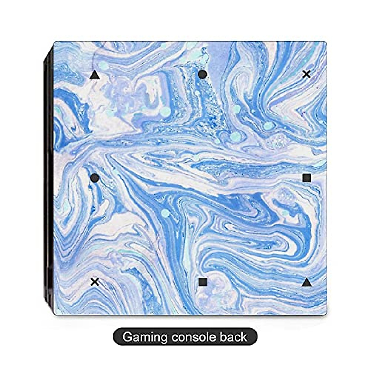 Rose Gold Marble Design Watercolor Gradient Texture PS4 Skin Console-PS4 Gamepad Controller Whole Body Skin Body Vinyl Sticker Sticker