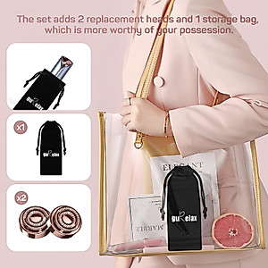 Facial Hair Removal for Women(as seen on tv),Painless Hair Shaver Rechargeable,2 x Replacement Heads Included, Lady Face Electric Razor for Lip, Chin,arms,The Best Female Mustache Remover