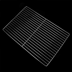 Stainless Steel Non-Stick, Non Stick BBQ Rack Barbecue Mesh Grill Net for Large Oven30 x 45cm Oven Family Gatherings Garden Parties Picnics and Camping(30 * 45)