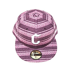 Crooks & Castles Mens The Baja Califas Fitted Baseball Cap, Red, 7 5/8